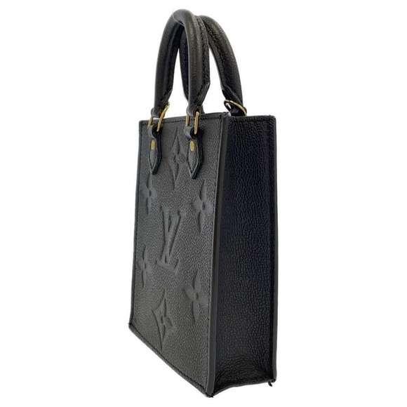 Louis Vuitton | Bags | Louis Vuitton Petite Sac Black Plat Bag Shoulder ...